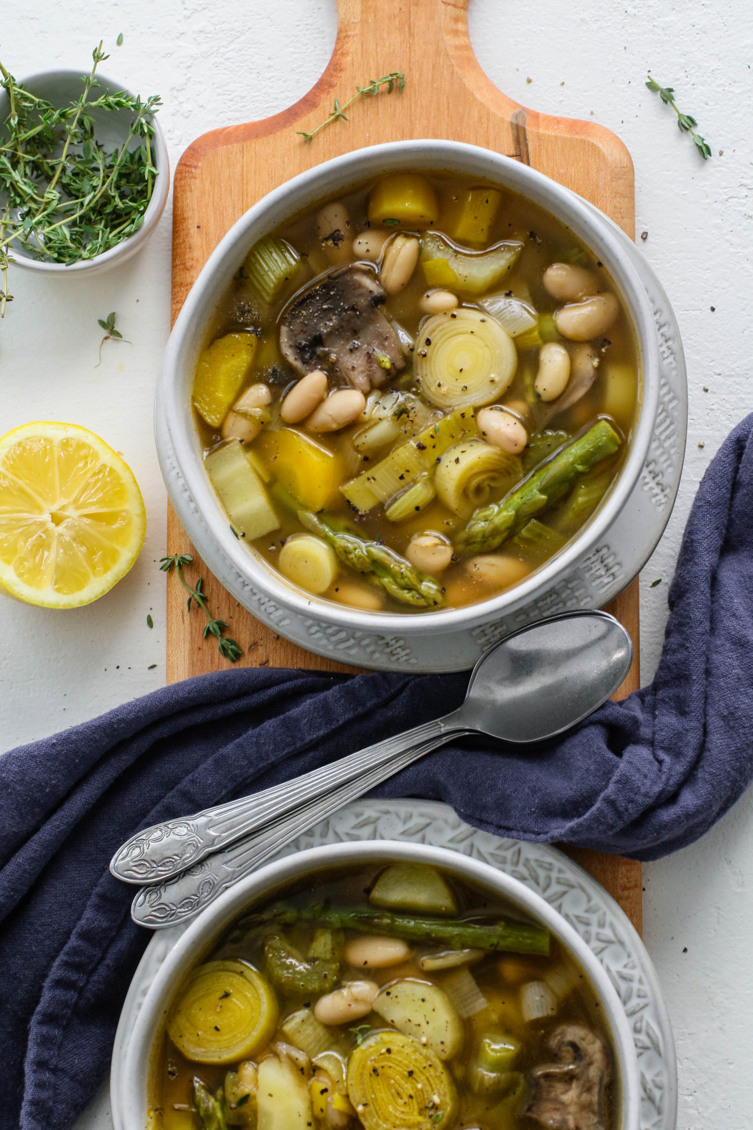 Spring Lemon-y Leek Soup Recipe - Flora & Vino