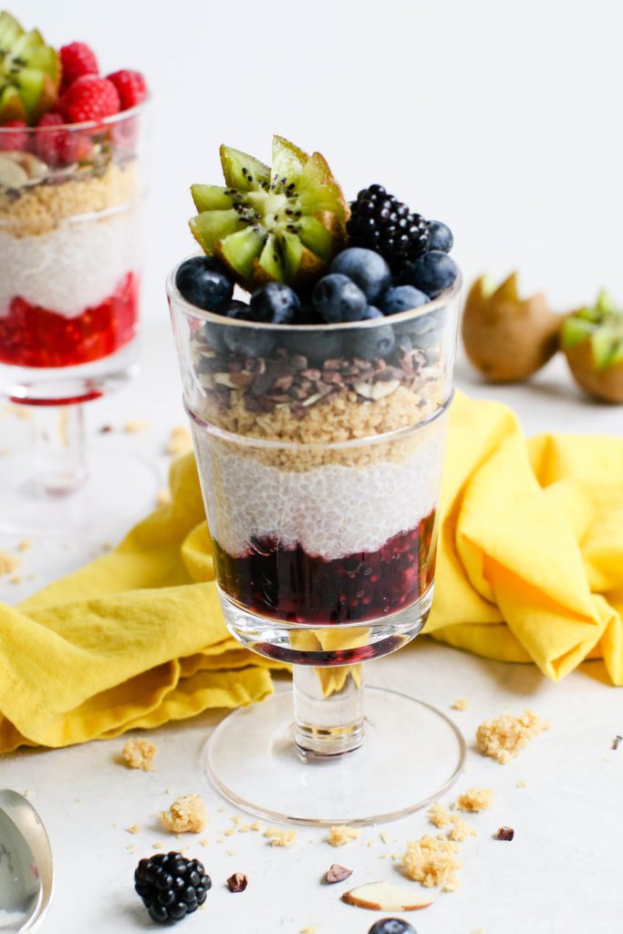 Berry Chia Pudding Parfait-11 - Flora & Vino
