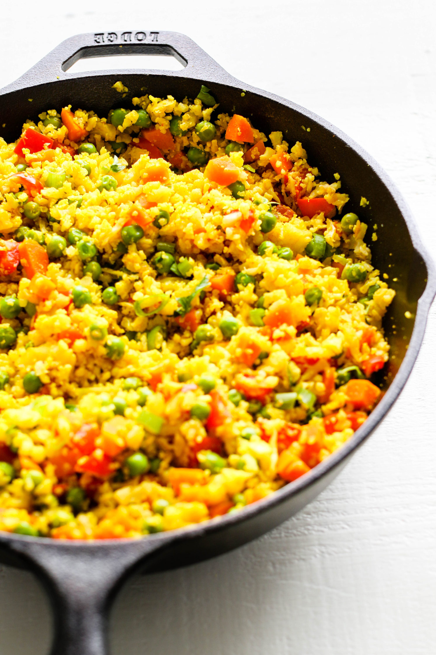 Turmeric Cauliflower Rice Bowls with Eggy Tofu-2 - Flora & Vino