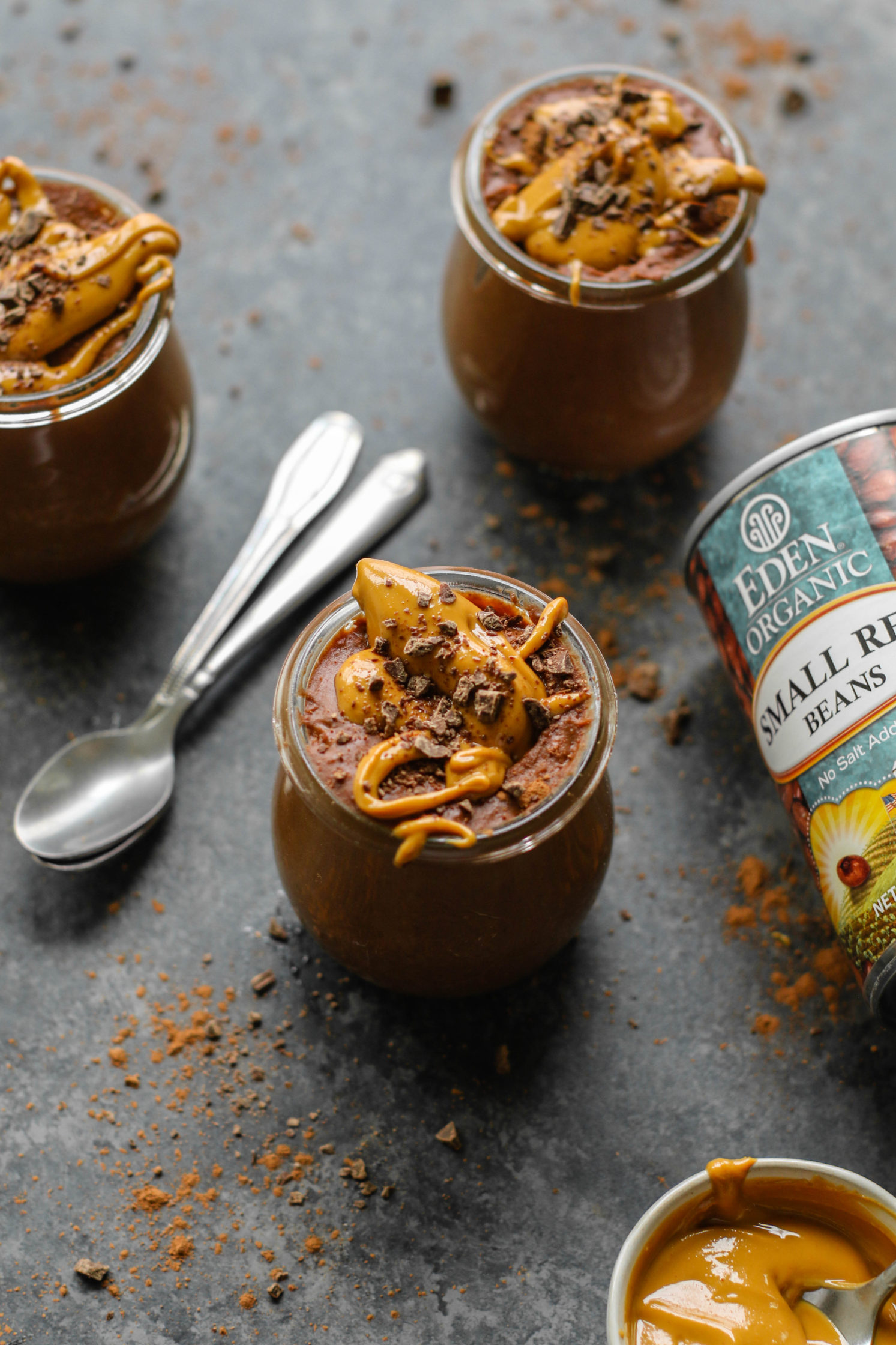 Chocolate Peanut Butter Red Bean Pudding-11 - Flora & Vino