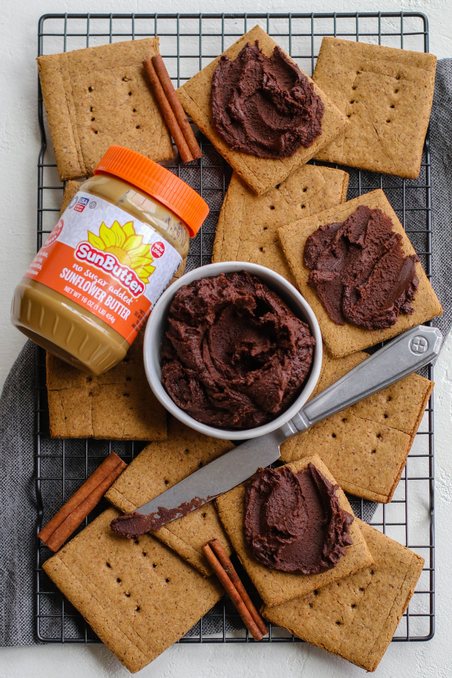 Vegan & Gluten Free Graham Crackers with SunButter Frosting-16 - Flora ...