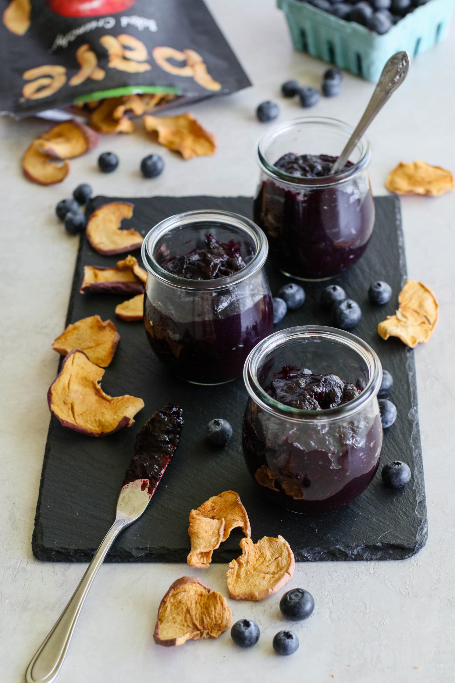 Blueberry Butter (No-Sugar-Added) with only 2 ingredients!- Flora & Vino