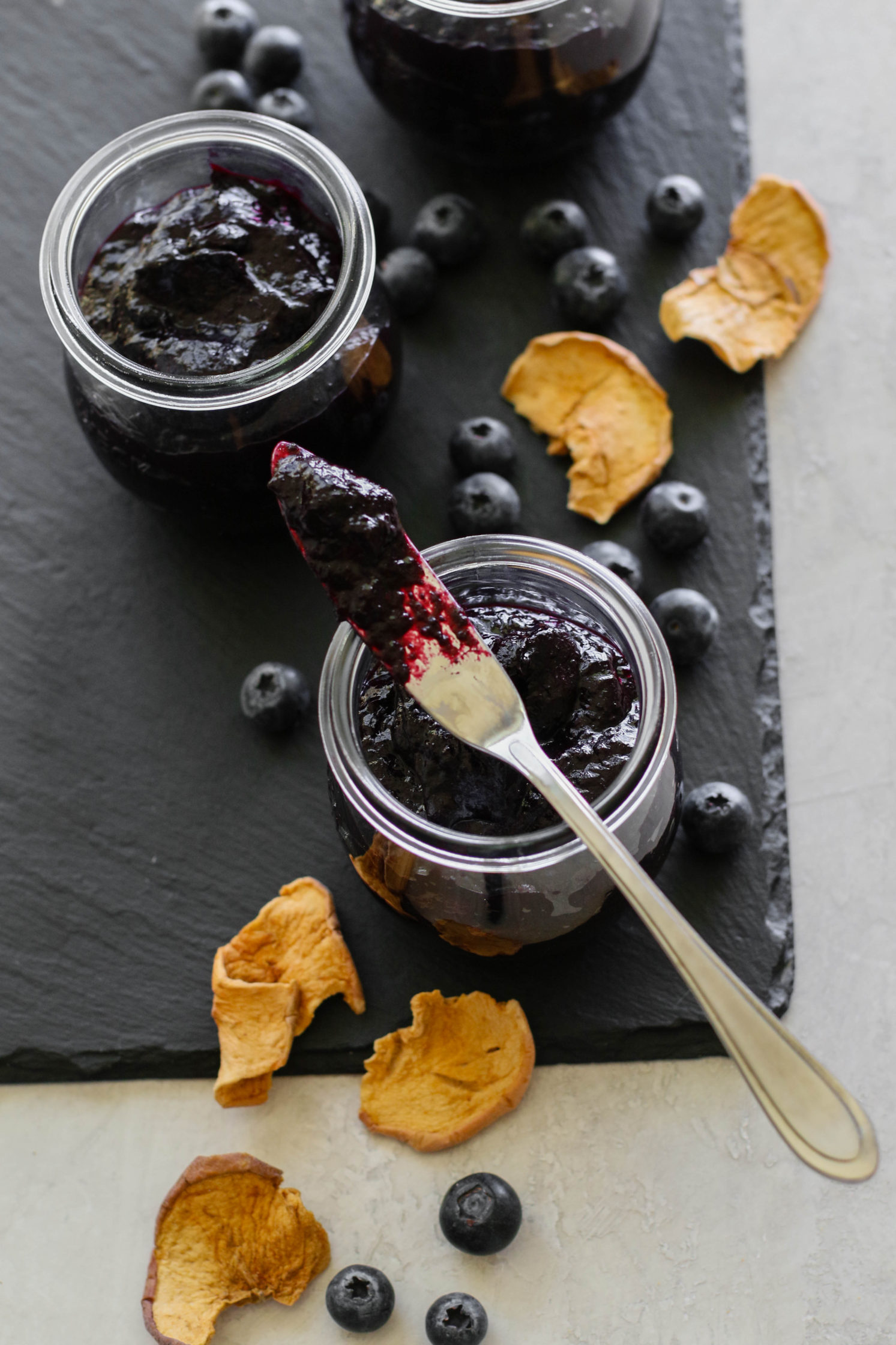 Blueberry Butter (No-Sugar-Added) with only 2 ingredients!- Flora & Vino