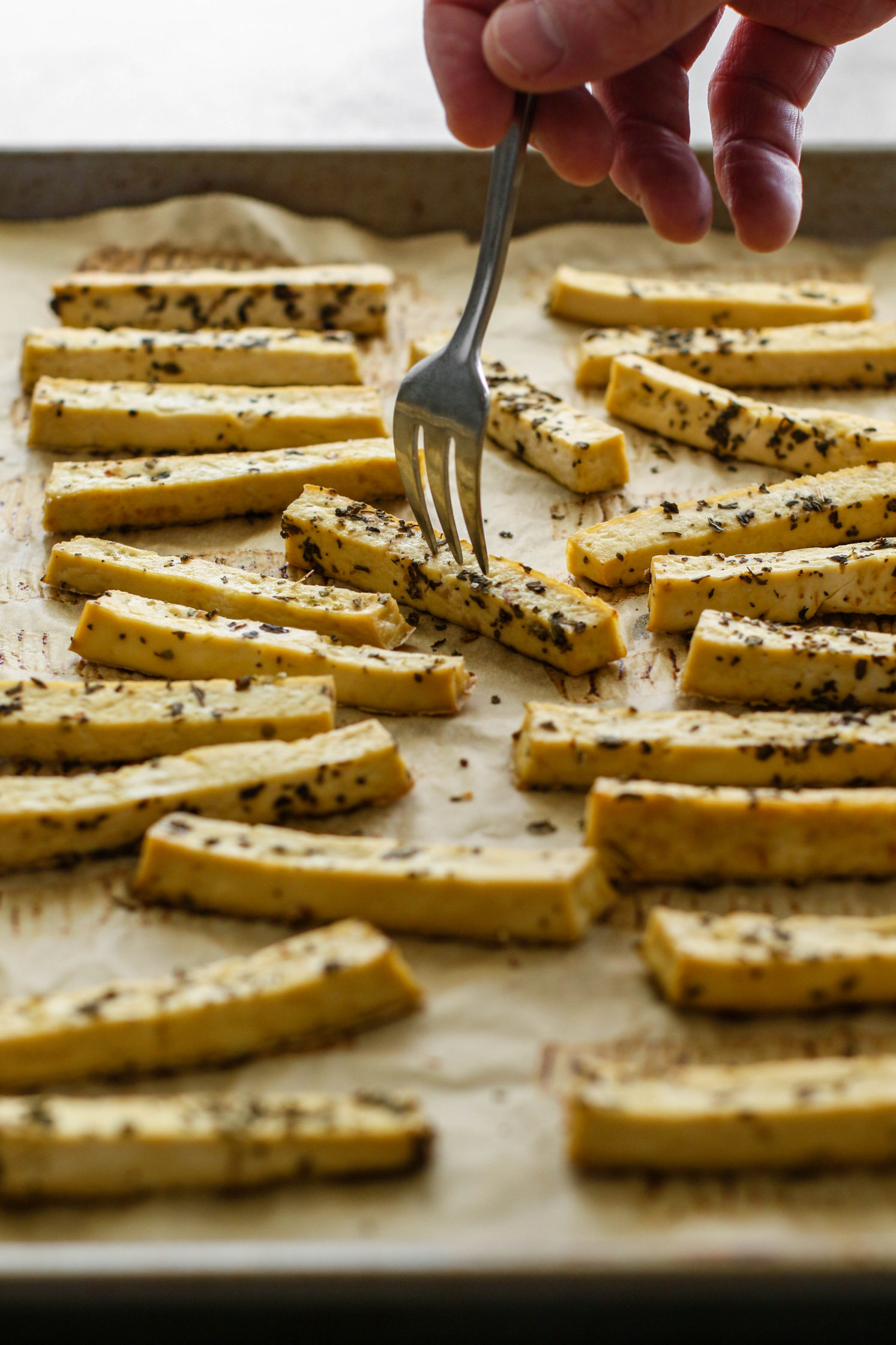 Oven-Baked Tofu Fries - Flora & Vino