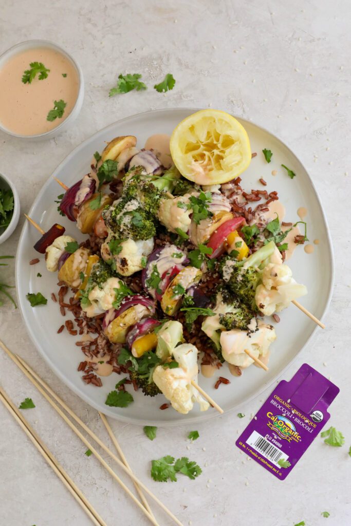 Rainbow Kabobs with Creamy Sriracha Sauce-15 - Flora & Vino