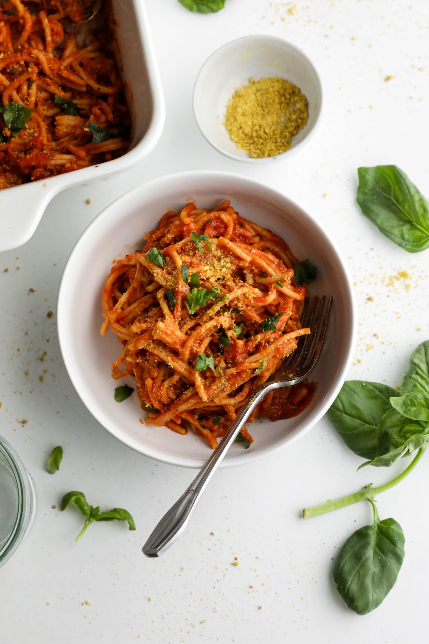No-Boil Spaghetti Bake-11 - Flora & Vino