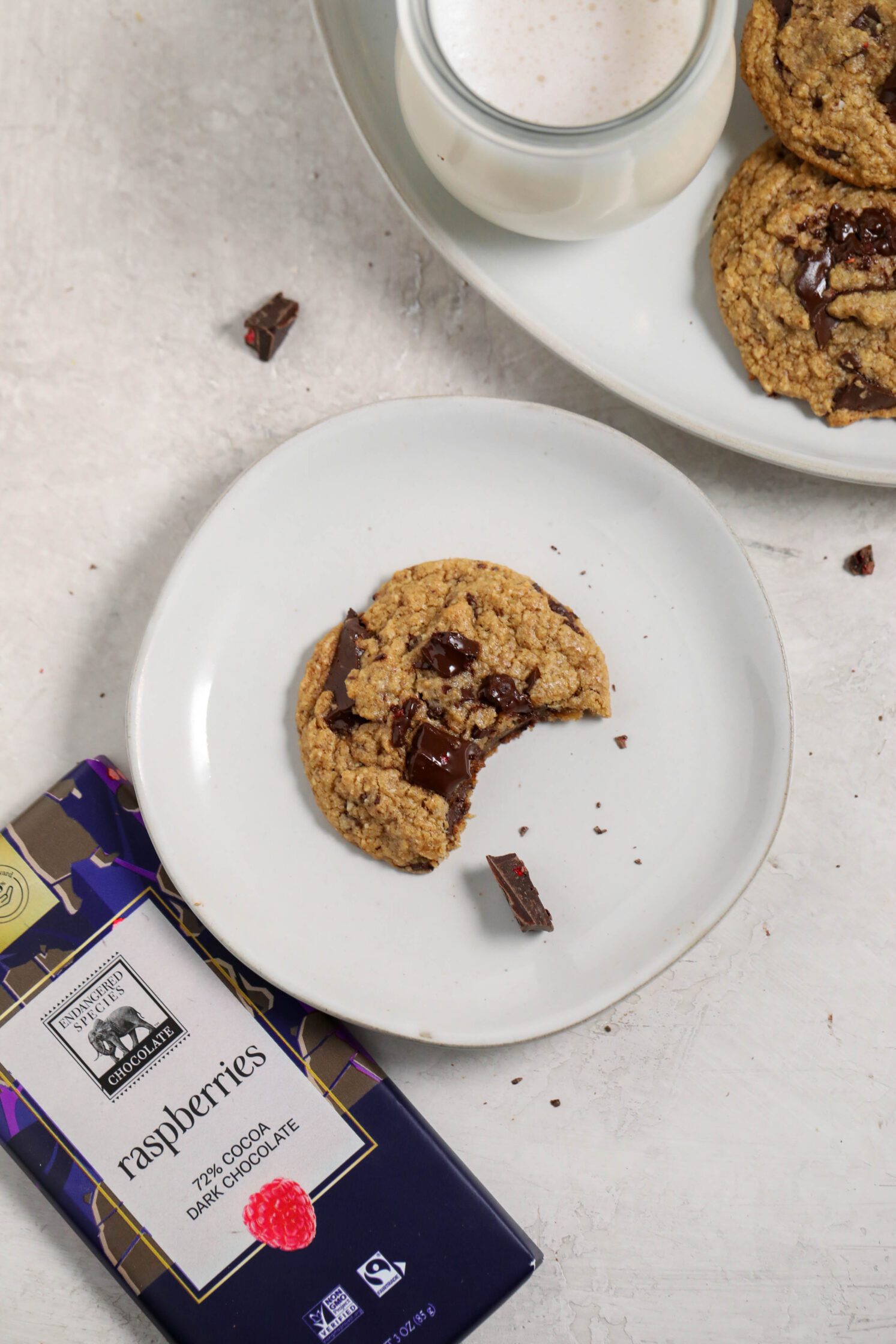Vegan Chocolate Chunk Cookies-17 - Flora & Vino