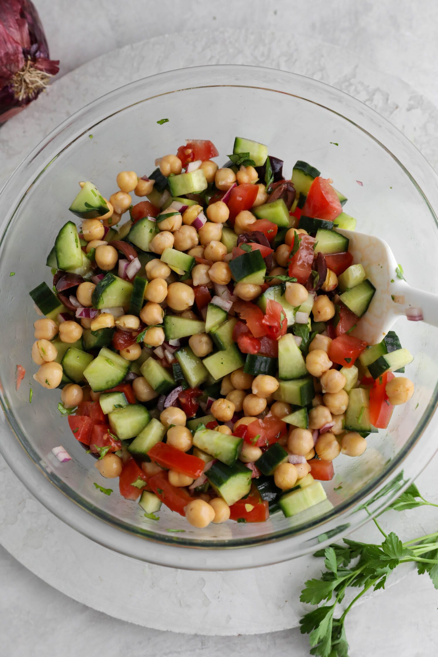 Chopped Greek Wrap-3 - Flora & Vino